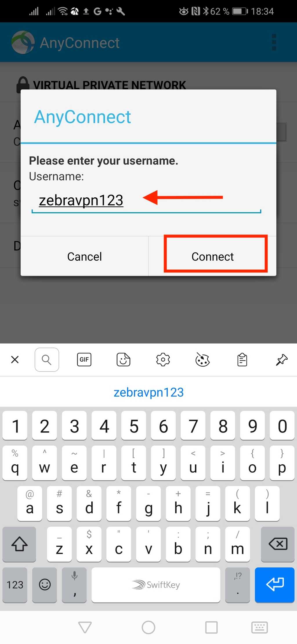 How to Set up Cisco Anyconnect VPN on Android | ZebraVPN