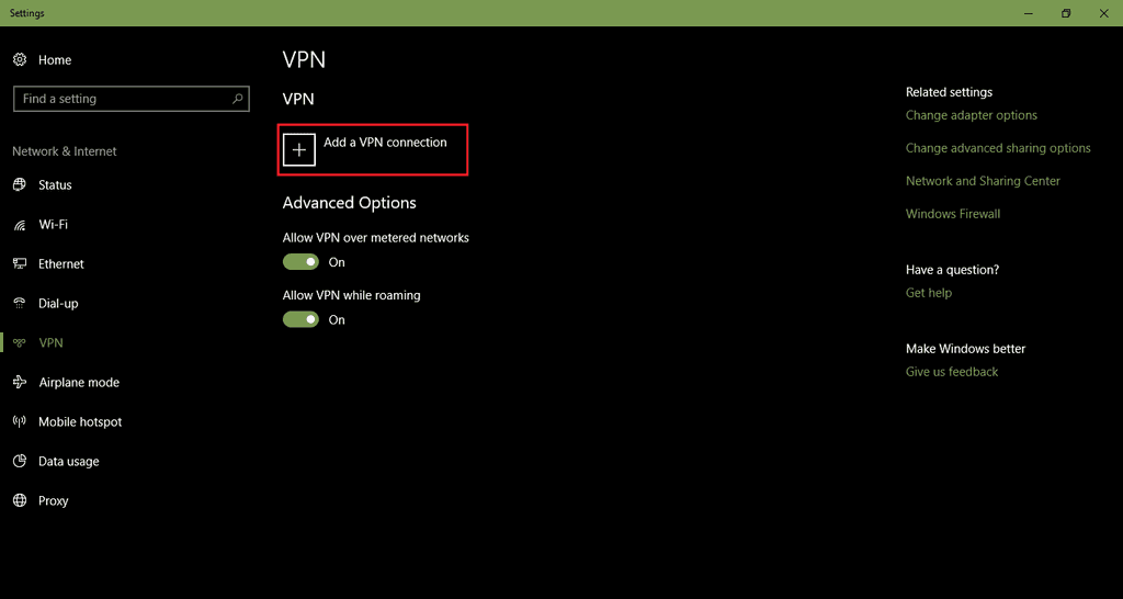 How to Set up a PPTP on Windows 10