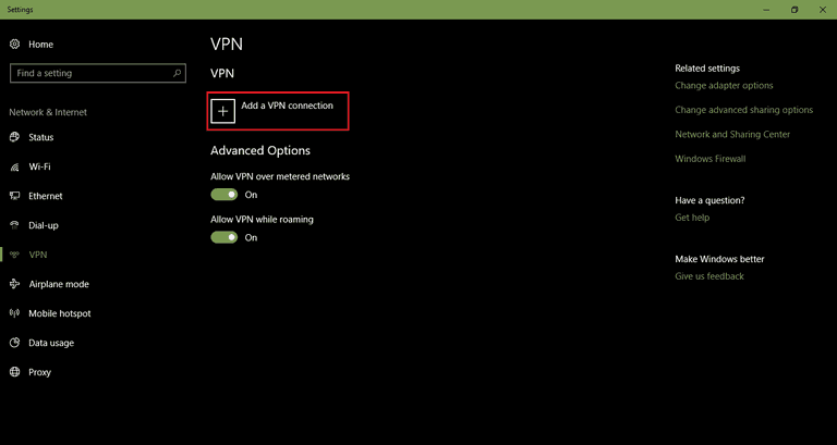 How to Set up a PPTP on Windows 10