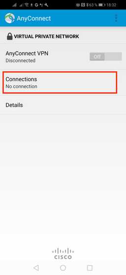آموزش راه اندازی وی پی ان Cisco Anyconnect در Android | ZebraVPN