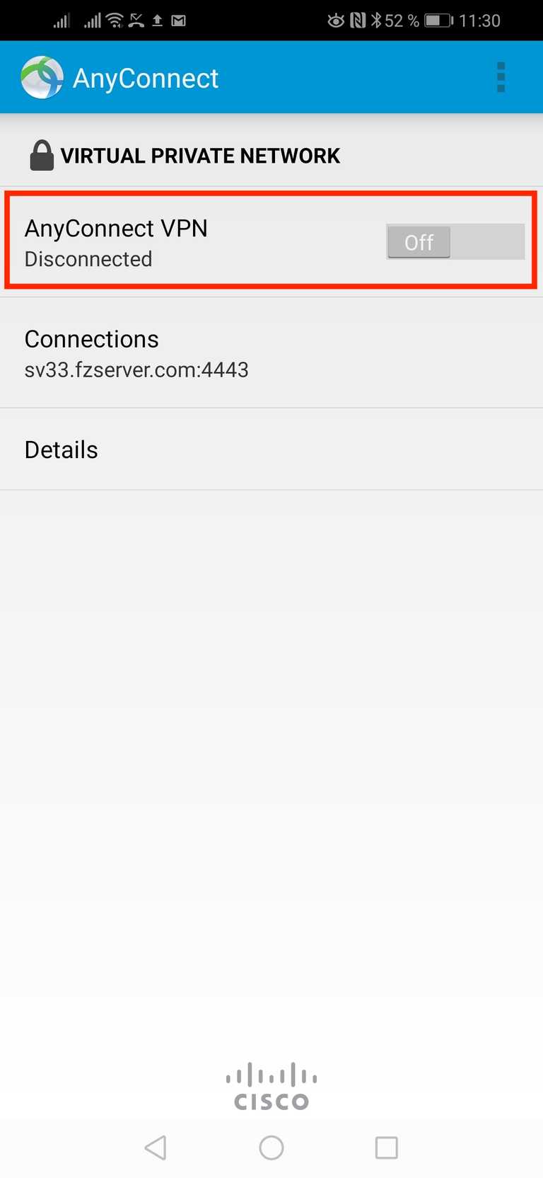 How to Set up Cisco Anyconnect VPN on Android | ZebraVPN