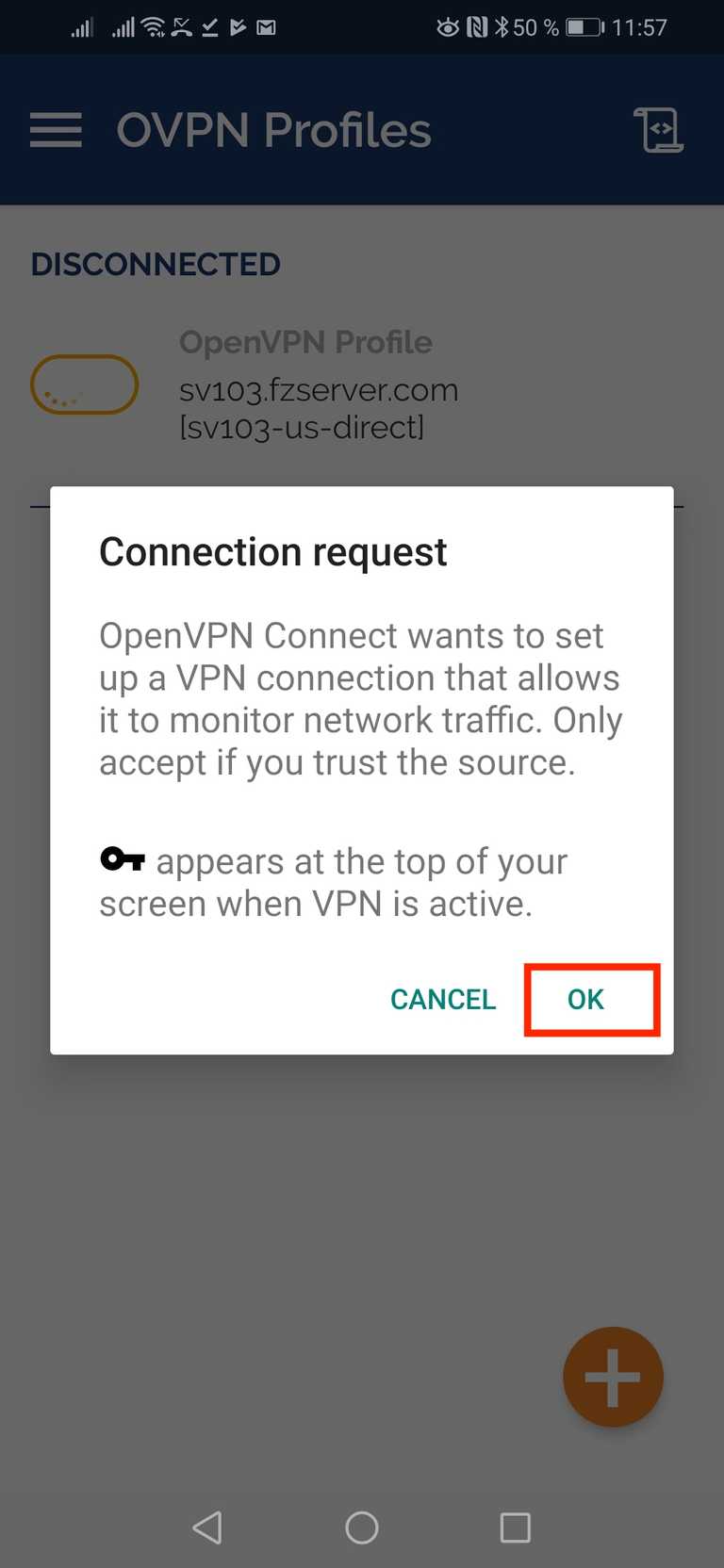 آموزش نصب و راه اندازی openvpn در Android